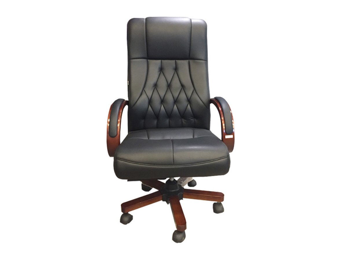 Jual Kursi Kerja Kursi Kantor Office Chair Black TERRAN Furniture | Interio